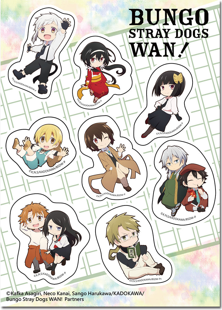 Bungo Stray Dogs Wan Group Sticker Set – Shadow Anime