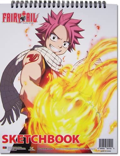 Fairy Tail Natsu Dragon Flame Fist Sketchbook – Shadow Anime