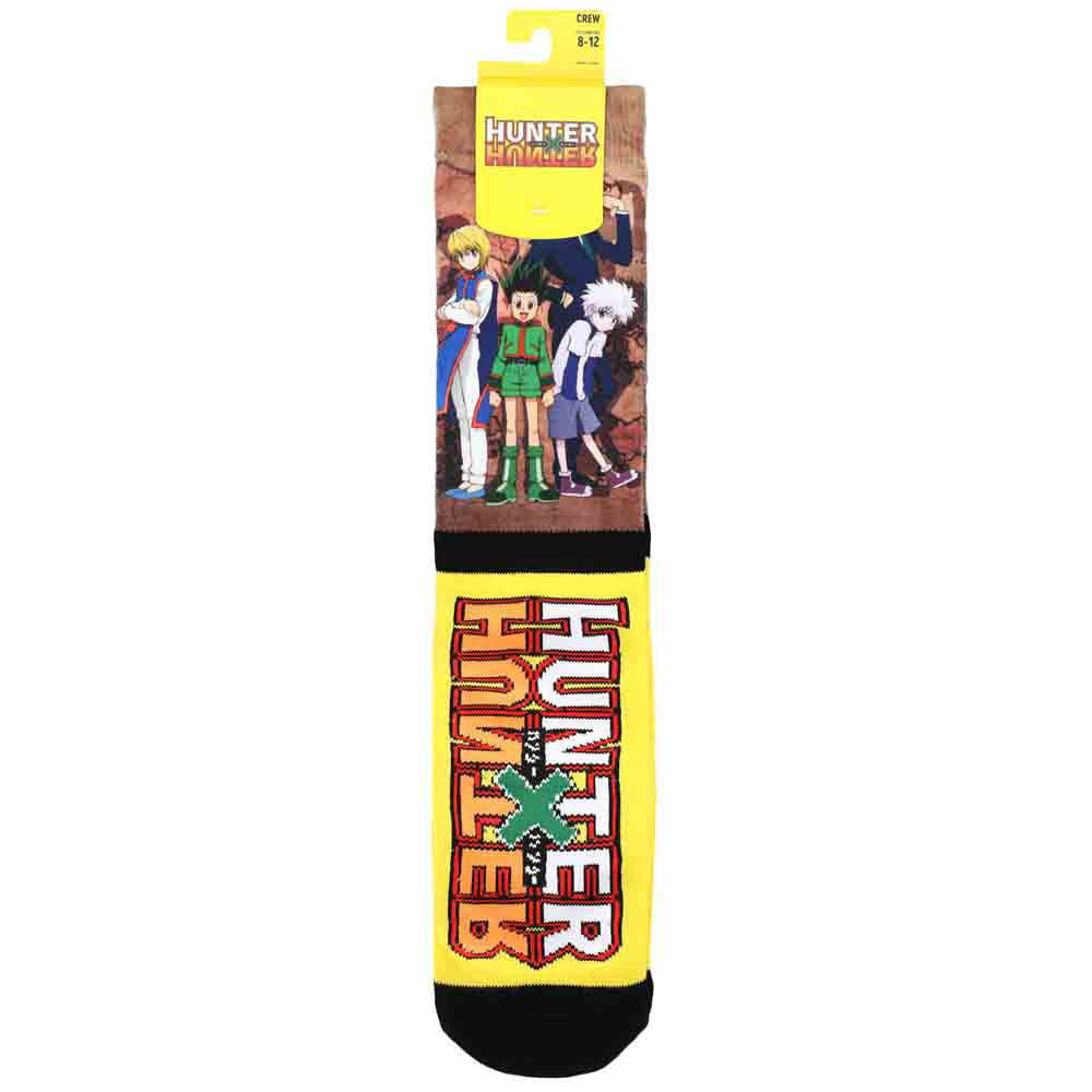 Hunter X Hunter Characters and Logo Men's Crew Socks – Shadow Anime