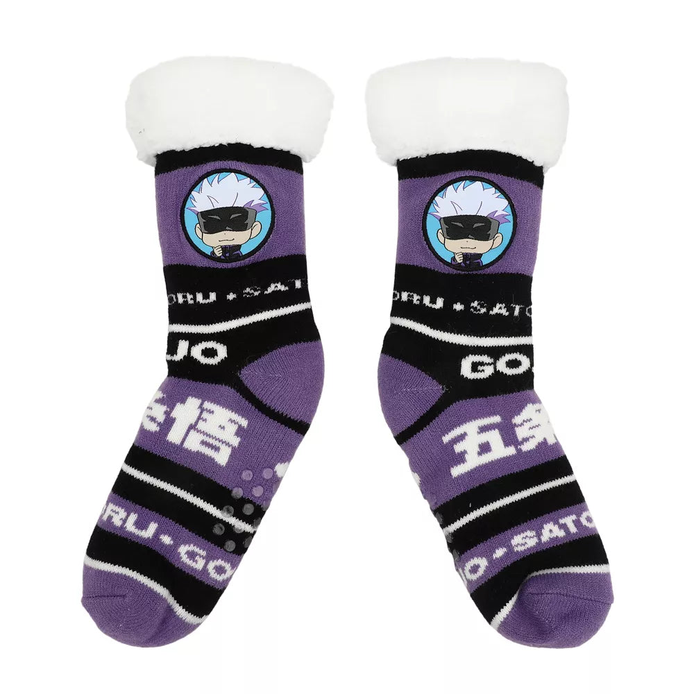 Jujutsu Kaisen Gojo Satoru Faux Fur Lined Crew Socks – Shadow Anime