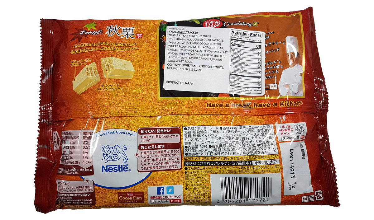 Nestle Japanese Kit Kat Chestnut Limited Edition – Shadow Anime