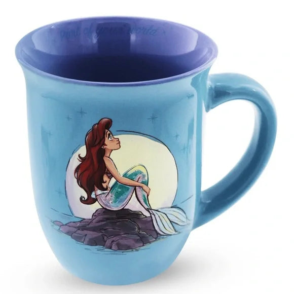 The Little Mermaid Ariel Wide Rim Ceramic Mug 16oz – Shadow Anime
