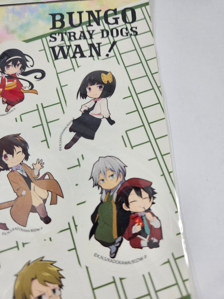 Bungo Stray Dogs Wan Group Sticker Set – Shadow Anime