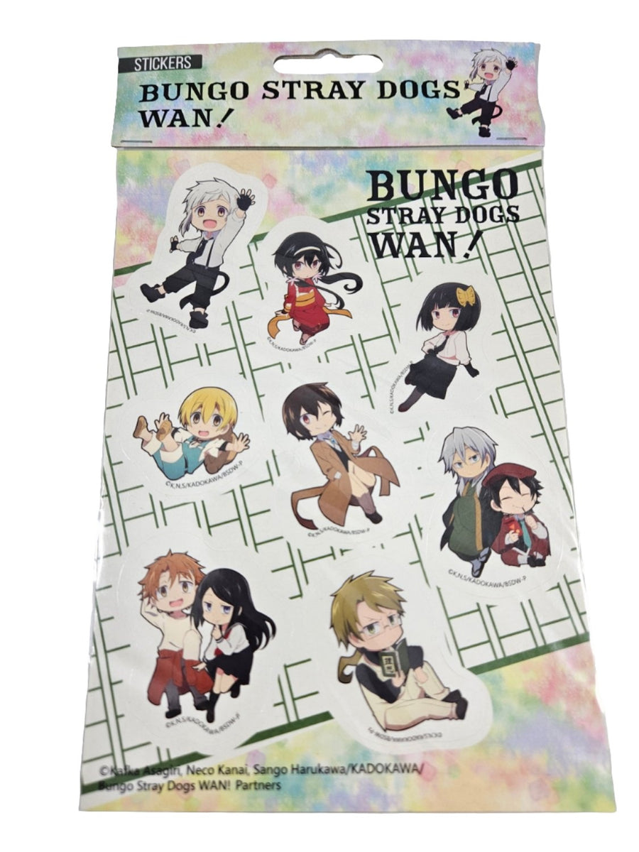 Bungo Stray Dogs Wan Group Sticker Set – Shadow Anime