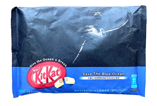 Nestle Japanese Kit Kat Blue Ocean Sea Salt Flavor Limited Edition ...