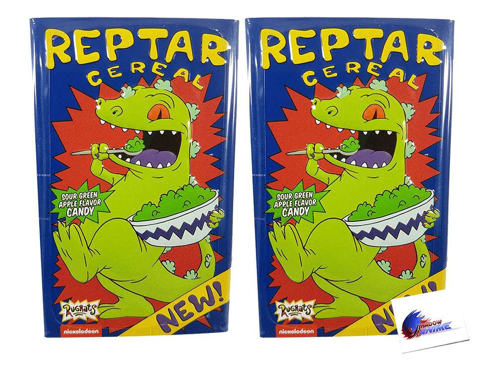 Rugrats Reptar Cereal Box Green Apple Candy – Shadow Anime